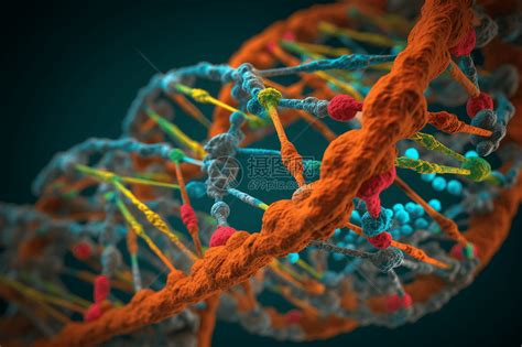彩色创意生命基因结构图片素材 正版创意图片600022290 摄图网