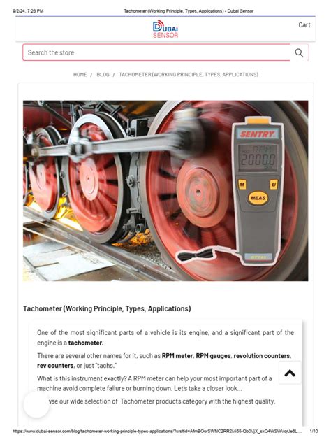 Tachometer Working Principle Types Applications Dubai Sensor Pdf Tachometer Working Principle Types Applications Dubai Sensor Pdf