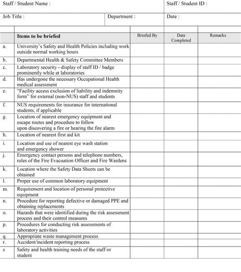 Safety Training List At Irene Rayburn Blog
