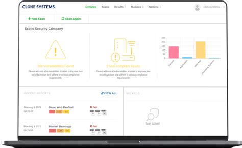 Automated Scripted Pentest Clone Systems Inc