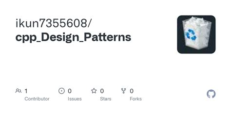 GitHub Ikun Cpp Design Patterns