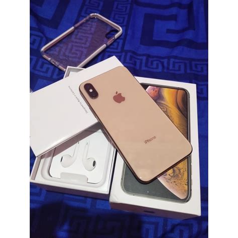 Jual Iphone Xs Gb Gold Second Mulus Ex International Shopee Indonesia