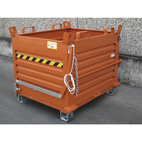 Hinged Bottom Skip Capacity 096 M³ Kaiserkraft Ie