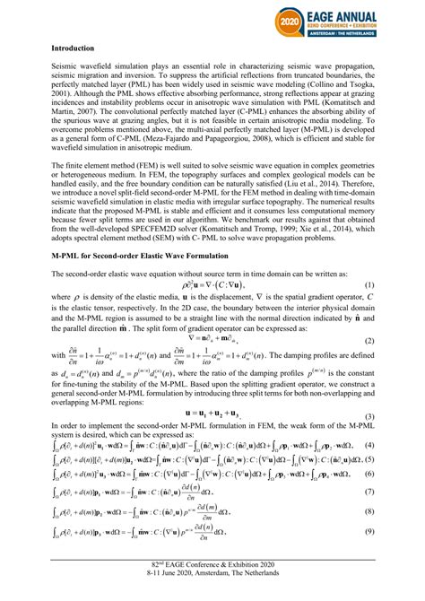 Pdf A Multi Axial Perfectly Matched Layer For Finite Element Time Domain Simulation Of Elastic
