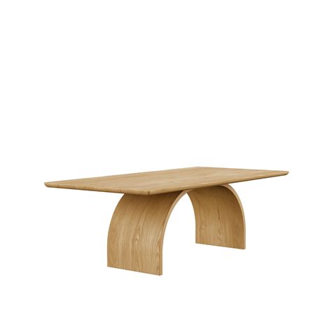 Arc Dining Table Oak — Nord Arin