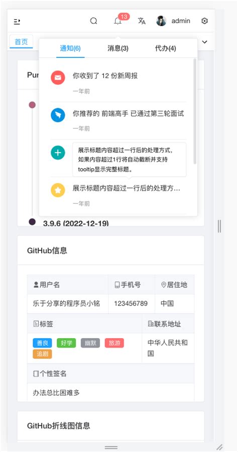 移动端通知栏tooltip点击穿透问题 · Issue 443 · Pure Adminvue Pure Admin · Github