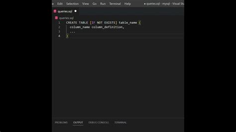 create a table in mysql shorts youtube