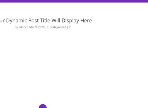 How To Create A Custom Single Post Layout In Wordpress With Divi