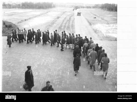 Vught Internment Camp Internees Arriving In Army Lorries British Army 21st Army Group