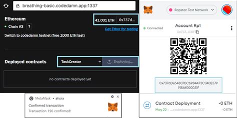 Smart Contract Deploying On Web Platform Download Scientific Diagram