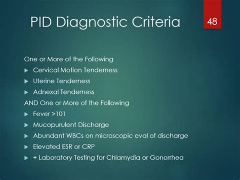 Obgyn Exam 2 Pid Flashcards Quizlet