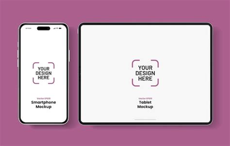 Premium Vector D High Quality Modern Laptop Smartphone Tablet Mockup For Presentation With