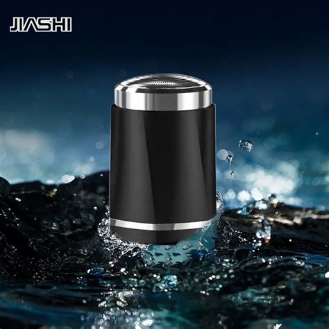 Jiashi เครื่องโกนหนวดไฟฟ้าขนาดเล็ก เครื่องโกนหนวดแบบพกพาแบบชาร์จไฟได้