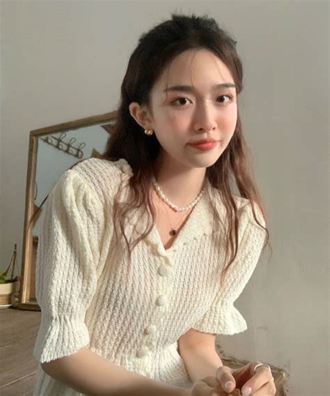 러블리블라우스반팔가디건