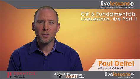C Fundamentals LiveLessons Part II Object Oriented Programming And An Introduction To LINQ