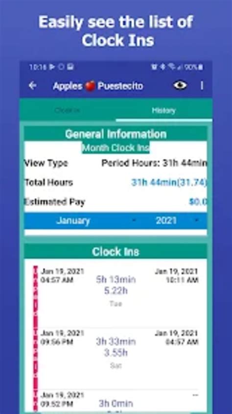 Android Için Clock In İndir