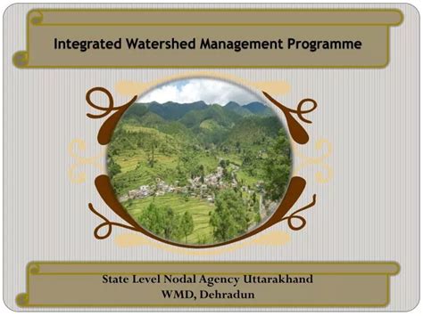 Ppt Integrated Watershed Management Programme Powerpoint Presentation