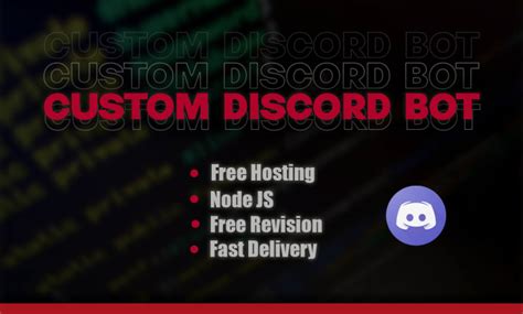 Create Your Custom Discord Bot In Nodejs By Gauravverma Fiverr