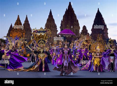 Indonesia East Java Jember Composite Of Performers In Jember Fashion