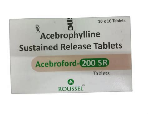 Acebrophylline Sustained Release Tablets At ₹ 29 Strip Magob Surat Id 2850483120030