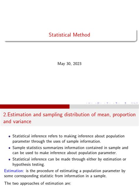 Chapter 2 1 Pdf Estimator Bias Of An Estimator
