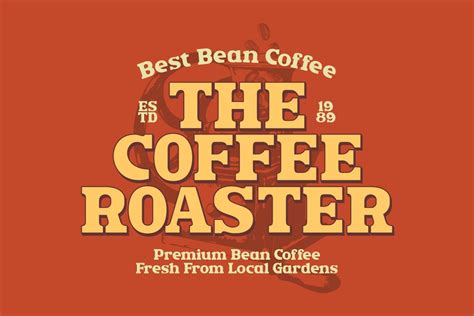 Rush Funky Retro Vintage Serif Font Design Cuts
