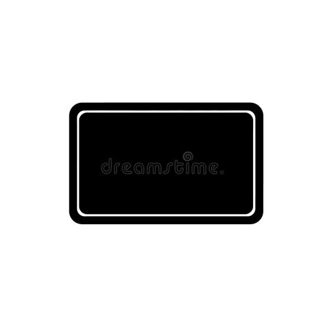Black Rectangular Sign Stock Illustrations 24121 Black Rectangular