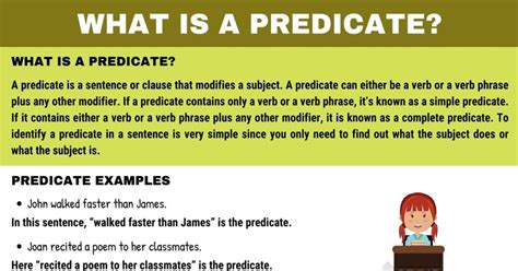 Predicate Definition And Useful Examples Of Predicate In Grammar • 7esl