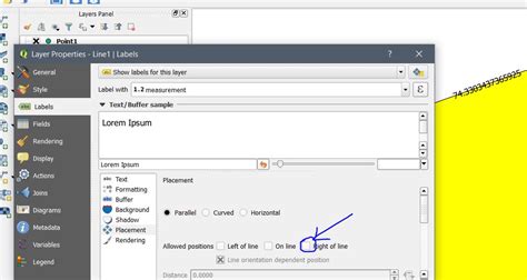 Qgis How To Position Line Label Right Of A Line In Pyqgis Geographic Information Systems