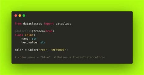 How To Make Dataclass Fields Immutable Md Almas Ali Posted On The