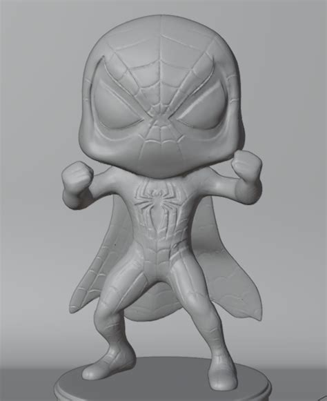Stl File Ghost Spider Chibi 👻 ・model To Download And 3d Print・cults