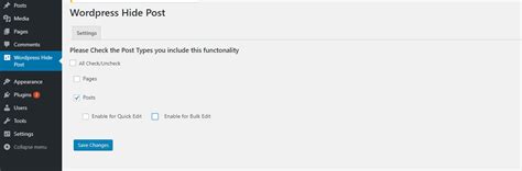wordpress hide post