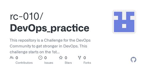 Github Rc Devops Practice This Repository Is A Challenge For The Devops Community To Get