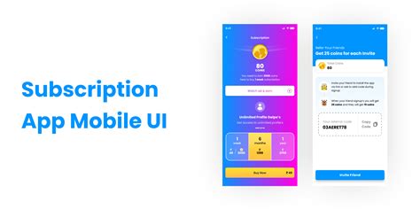 Subscription App UI Figma