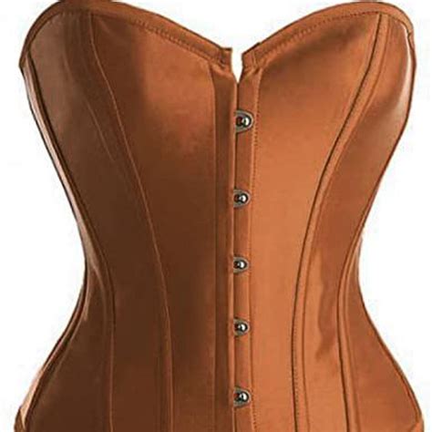 Brown Corset Size Small Browncorset Corsettop Depop