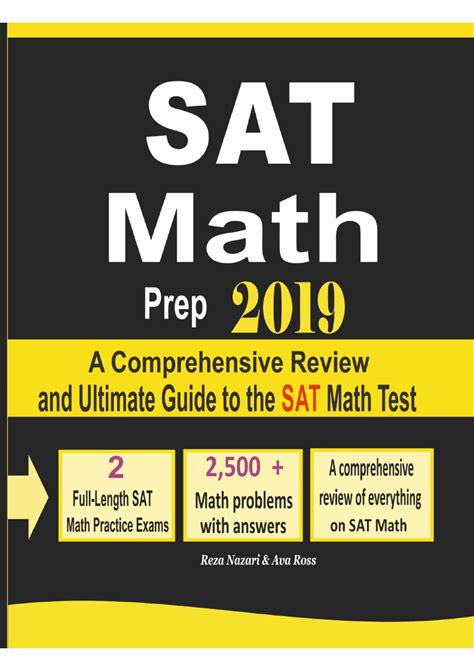 Sat Math Prep 2019 A Comprehensive Review And Ultimate Guide To The Sat Math Test Effortless