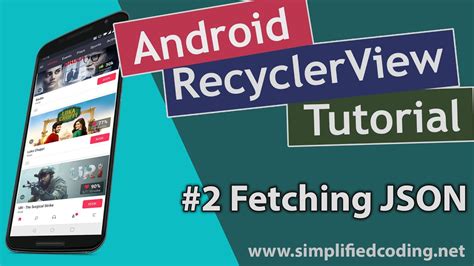 2 Android Recyclerview Tutorial Fetching Json Youtube