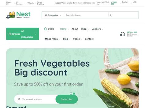 Nest Магазин Шаблоны Bootstrap BootstrapТема