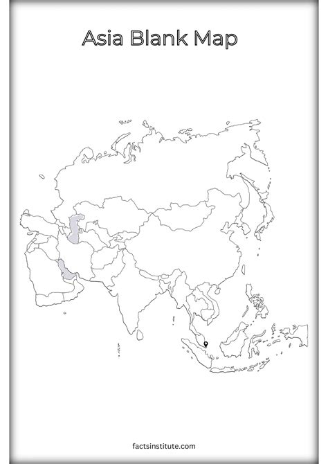 Free Printable Map Of Asia Labeled The Facts Institute