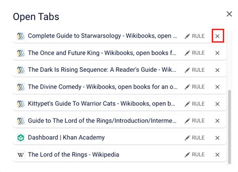 Closing Tabs Classwize