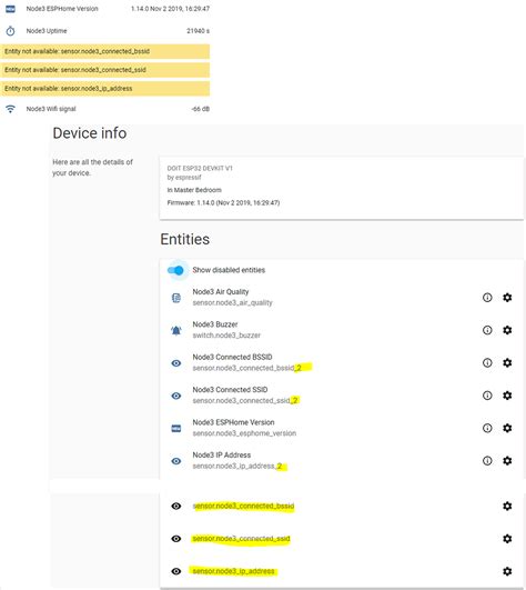 Esphome Sensors Unavailable After Upgrade Esphome Home Assistant Community