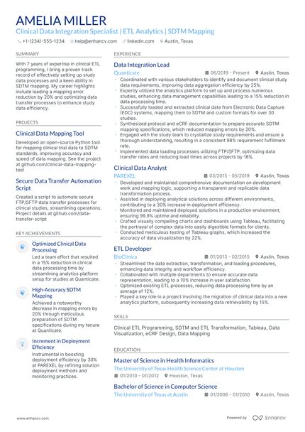 10 Sas Clinical Programmer Resume Examples And Guide For 2025