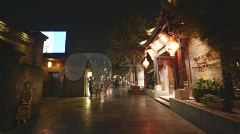 成都宽窄巷子夜景图片成都宽窄巷子夜景第2页大山谷图库
