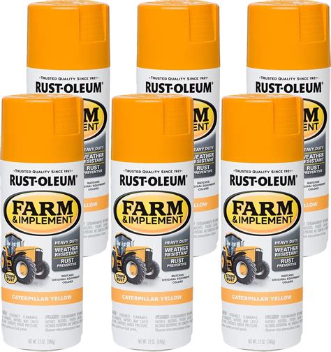 Rust Oleum Farm Implement Spray Paint Caterpillar Yellow G