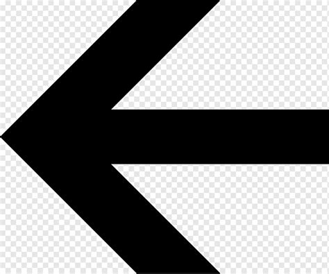 화살표 컴퓨터 아이콘 왼쪽 화살표 각도 텍스트 삼각형 Png Pngwing
