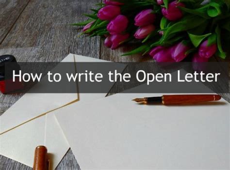The Art Of The Open Letter How To Write One That People Can T Help But Read Mind My Business