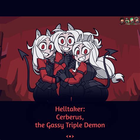 Awesome Helltaker Cerberus The Gassy Triple