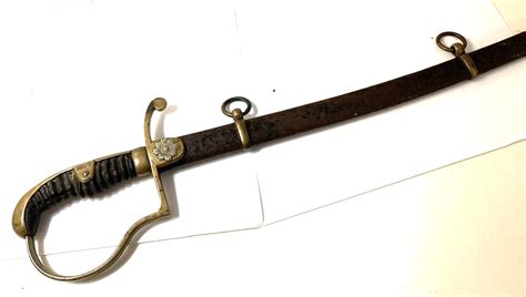 Antique Wwi Era German Officers Sword With Scabbard Original And Usedas Is 4680434445