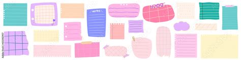 Sticker Planner Various Paper Memo Notes Cute Bright Sticker Note