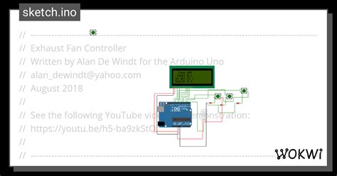 Temperature Controlled Exhaust Wokwi Esp32 Stm32 Arduino Simulator